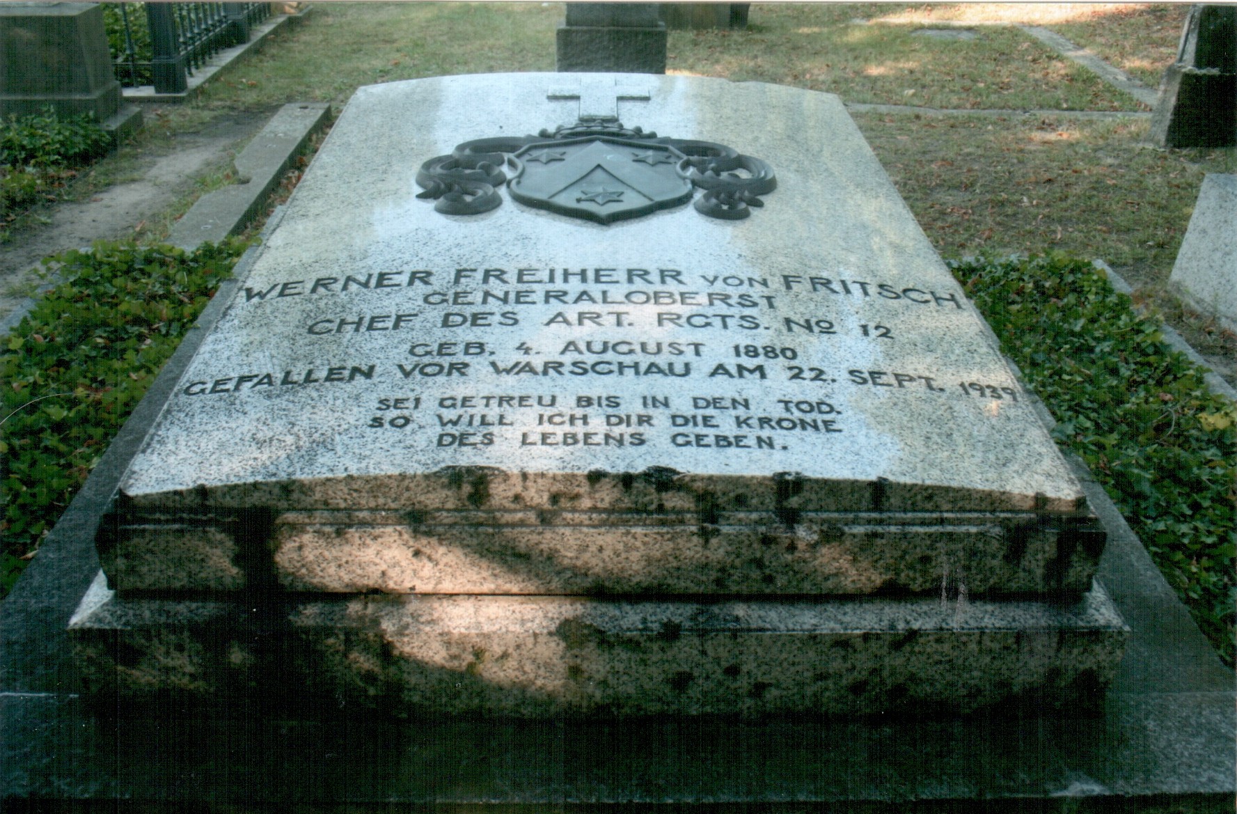 Freiherr von Fritsch, Werner Thomas Ludwig – Förderverein ...